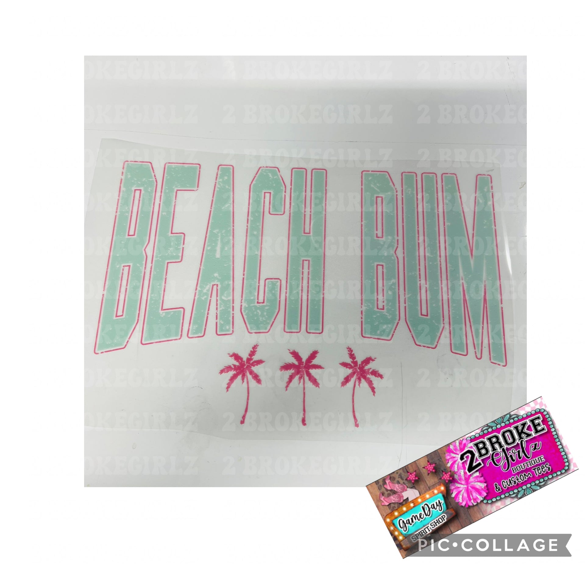 DTF Beach Bum Print – JP's Custom Design & Printing